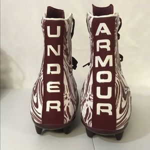 Under Armour | Shoes | Under Armour Highlight Mc Maroon Football Cleats ...